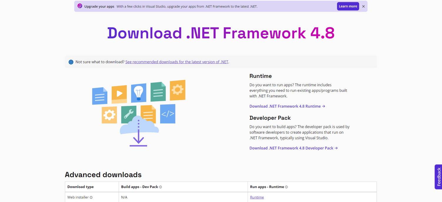 How to install .NET Framework 4.8
