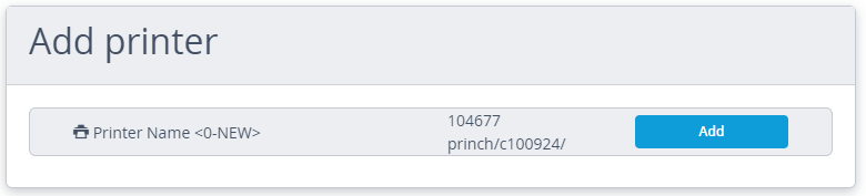 How to assign a printer to a location
