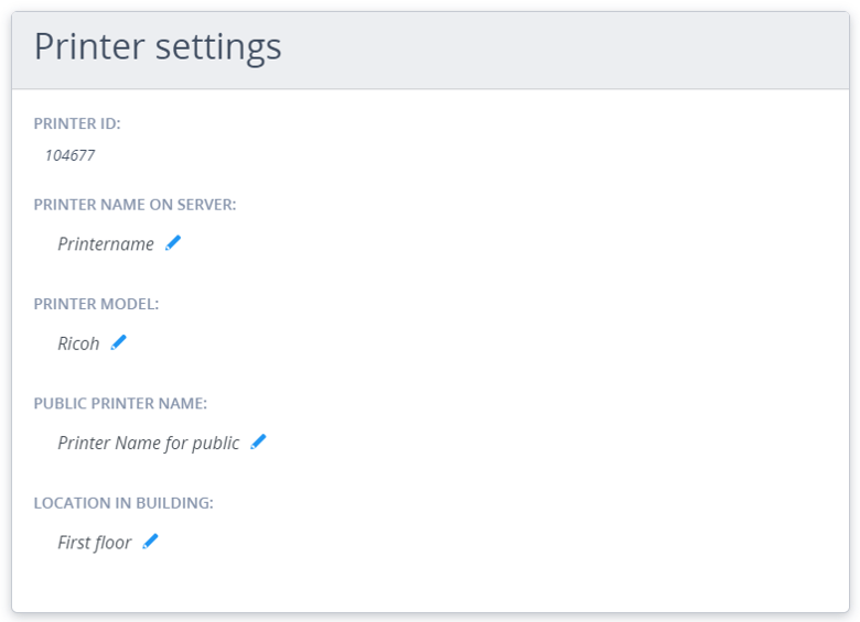 How to assign a printer to a location