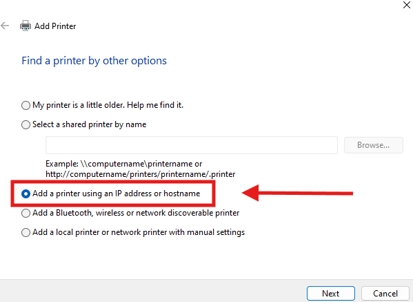 How to configure a Princh printer using Windows Print Queue